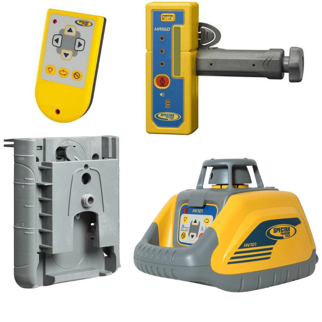 Niwelator laserowy SPECTRA PRECISION HV101 z odbiornikiem HR150U ...
